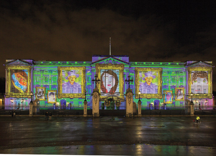 Record-breaking artwork projected onto London landmark - AV Integration