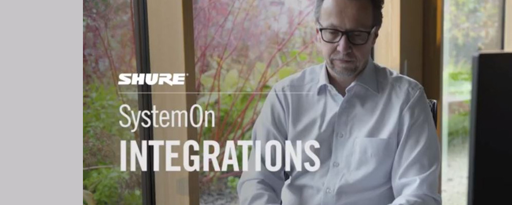 SHURE SystemOn SOFTWARE RELEASE - AV Integration