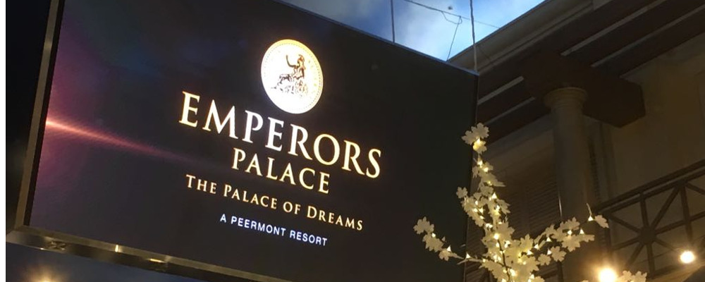 A SIGN OF THE FUTURE AT EMPERORS PALACE - AV Integration